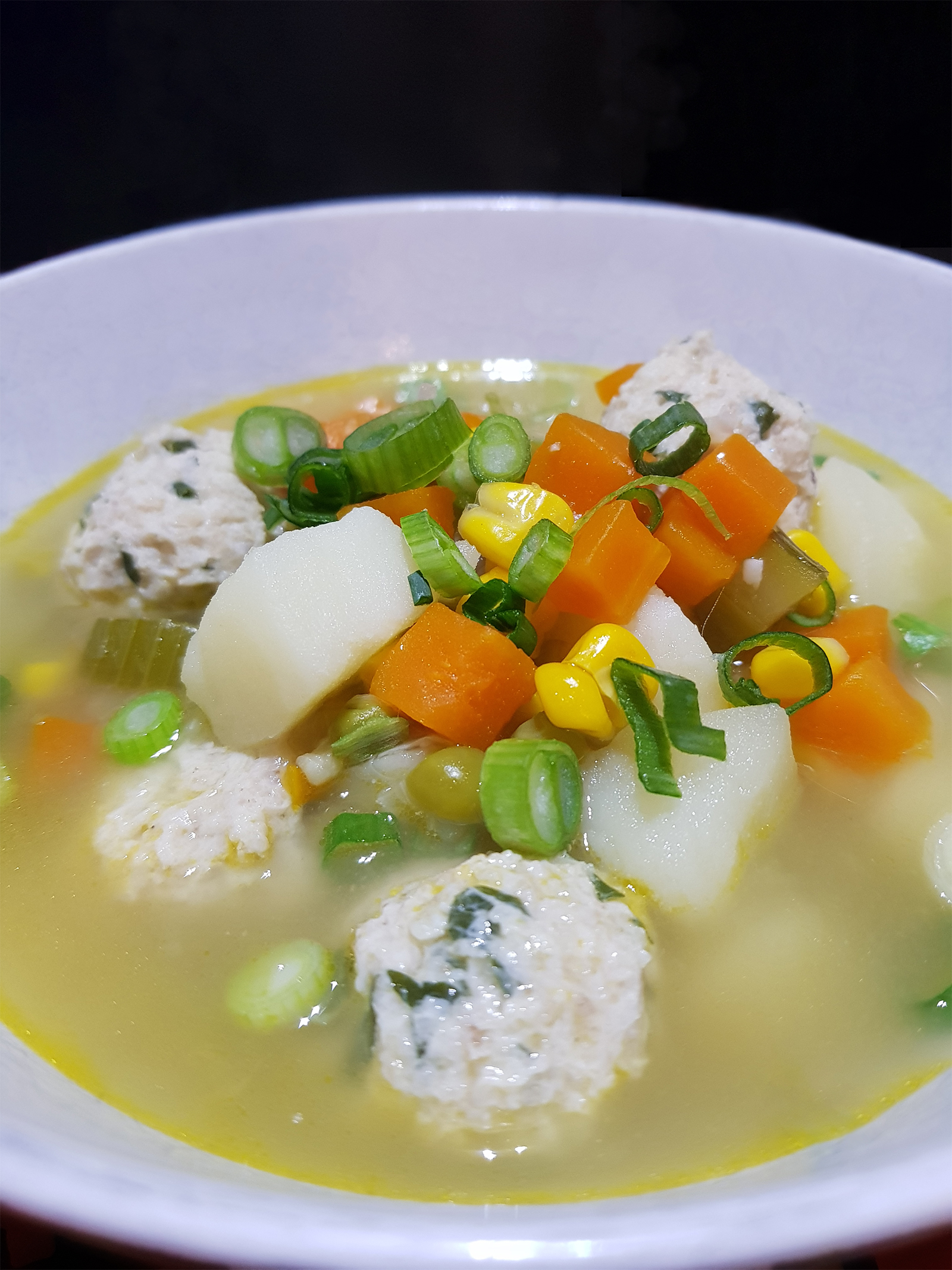 Chicken Meatball Soup - Mummy is Cooking